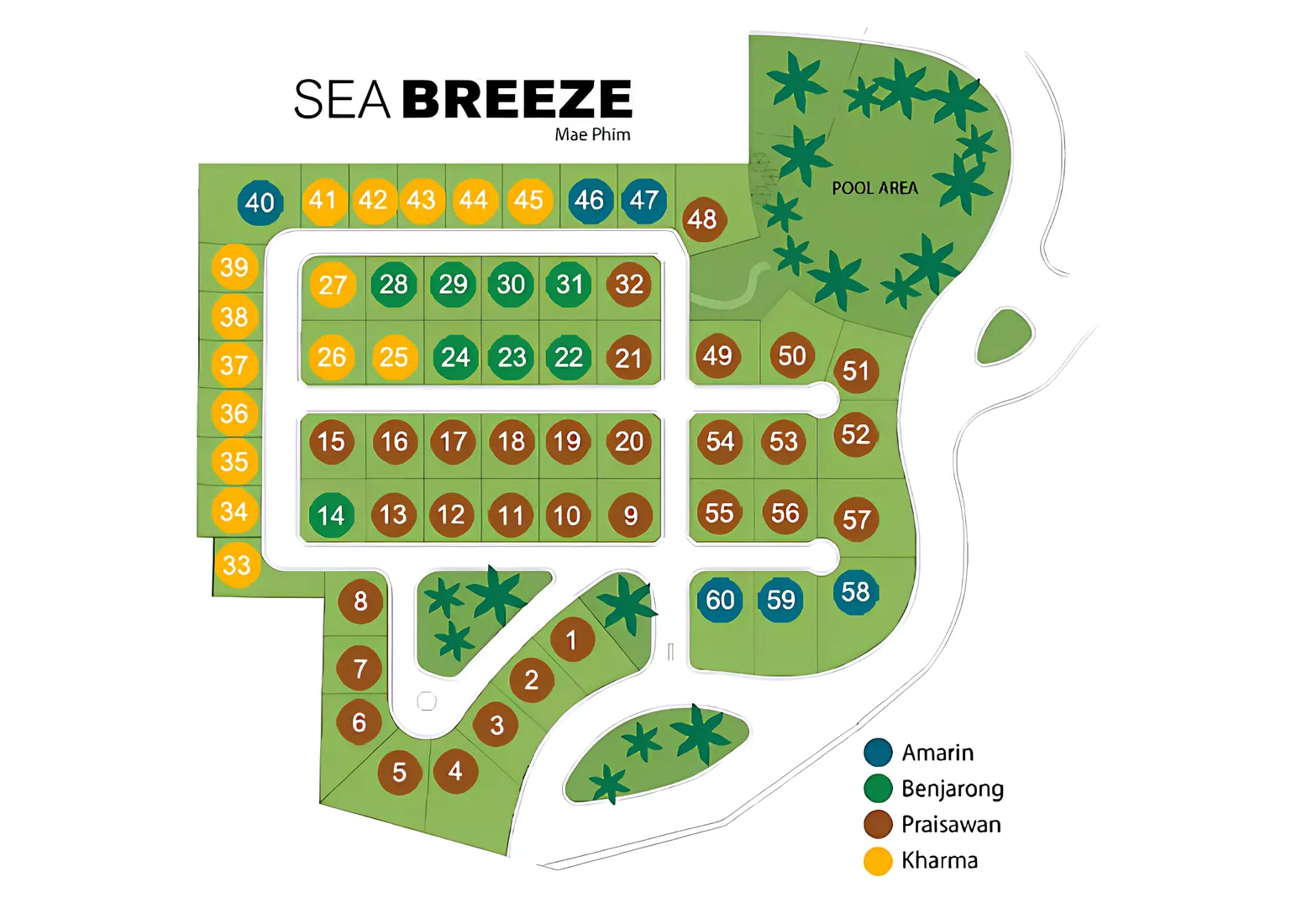 Områdeskarta - SeaBreeze